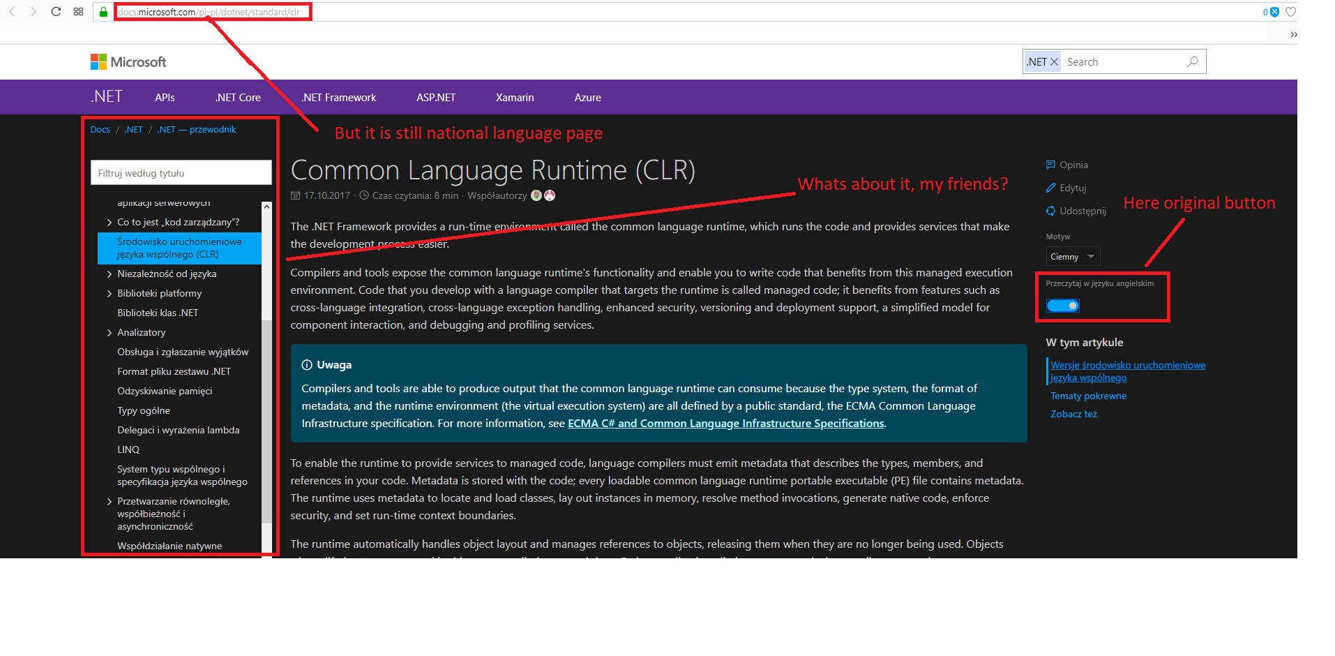Easy way to switch to original (English) language site · Issue #344 · MicrosoftDocs/feedback ...