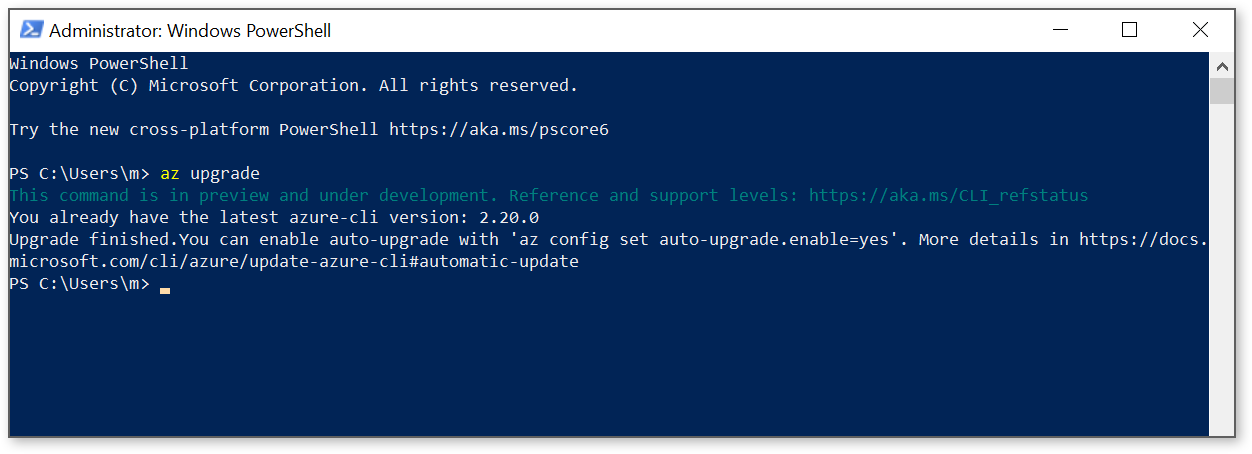 Suggest restarting Windows Terminal after installing CLI · Issue #2461 · MicrosoftDocs/azure ...