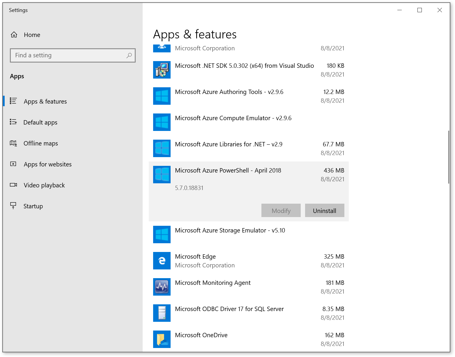 Mandate Uninstallation of older Azure Powershell from Visual Studio Installer · Issue #1855 ...