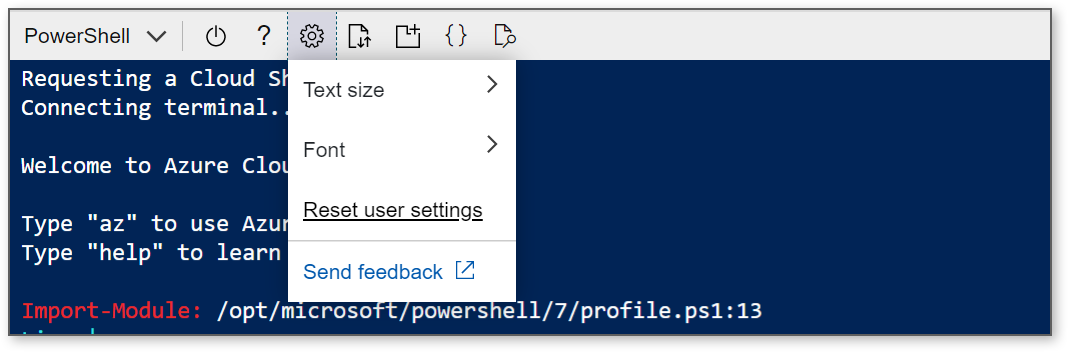 [BUG] PowerShell startup issue that persists after reset · Issue #219 · Azure/CloudShell · GitHub