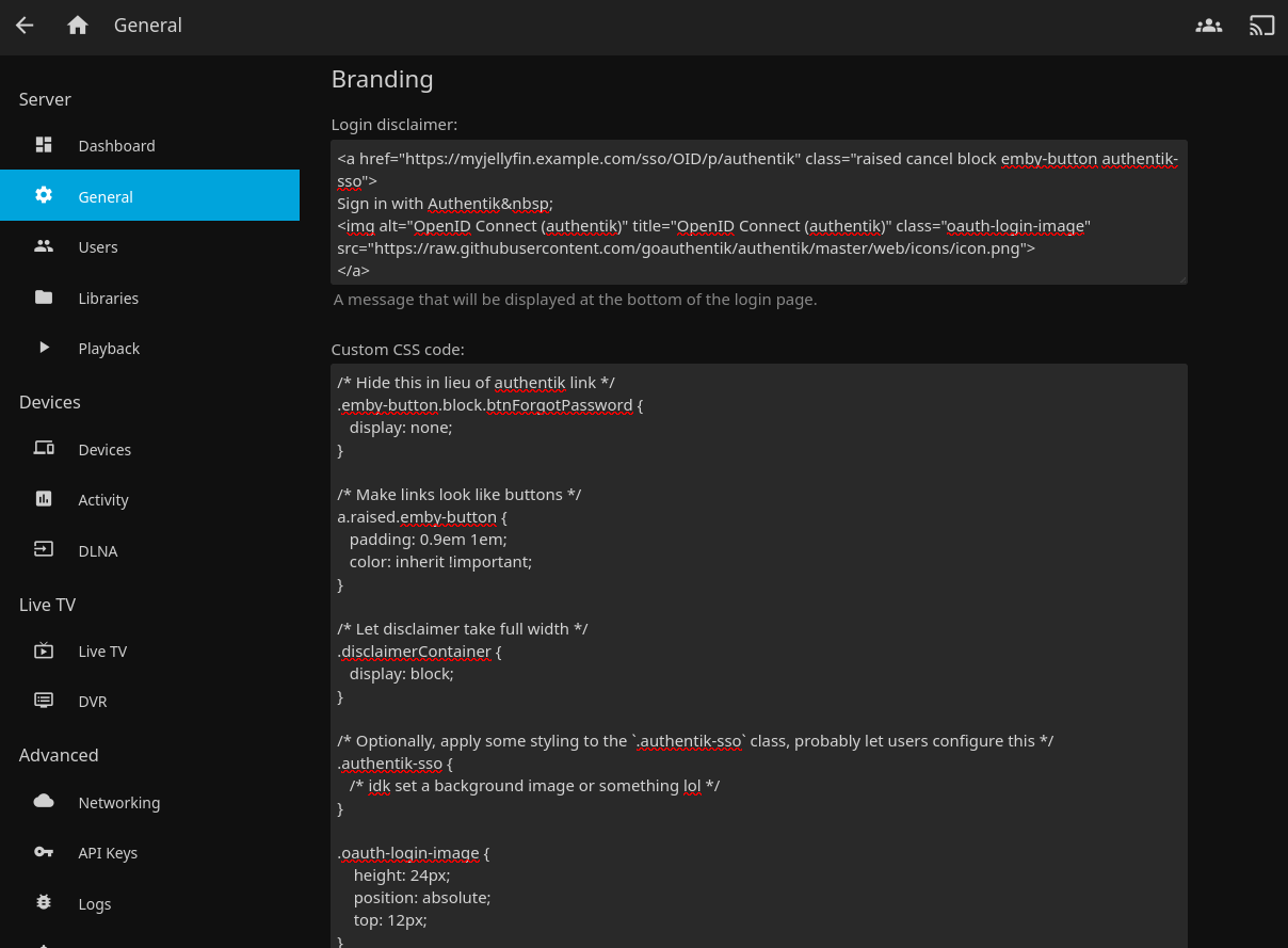 GUI to login · Issue #57 · 9p4/jellyfin-plugin-sso · GitHub