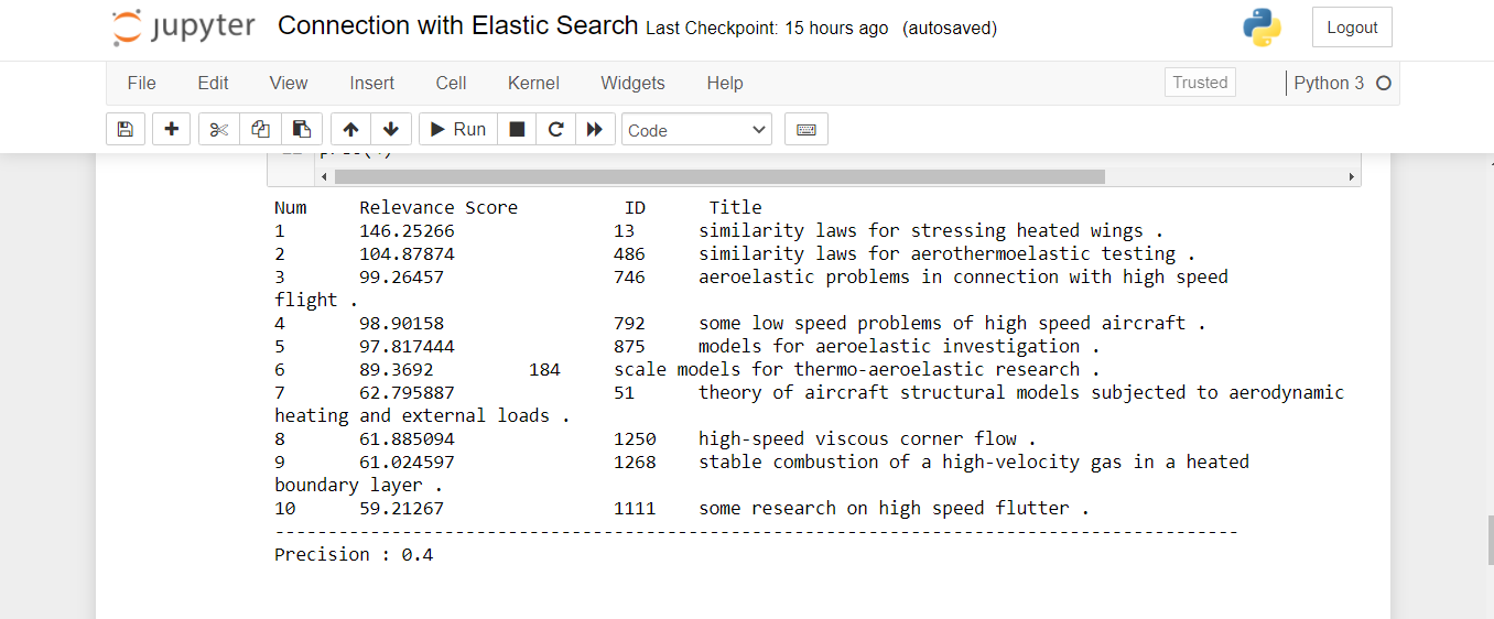 GitHub - ajay-nikumbh/VECTOR-SPACE-RETRIEVAL: Install and experiment ...