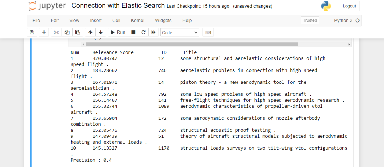 GitHub - ajay-nikumbh/VECTOR-SPACE-RETRIEVAL: Install and experiment ...