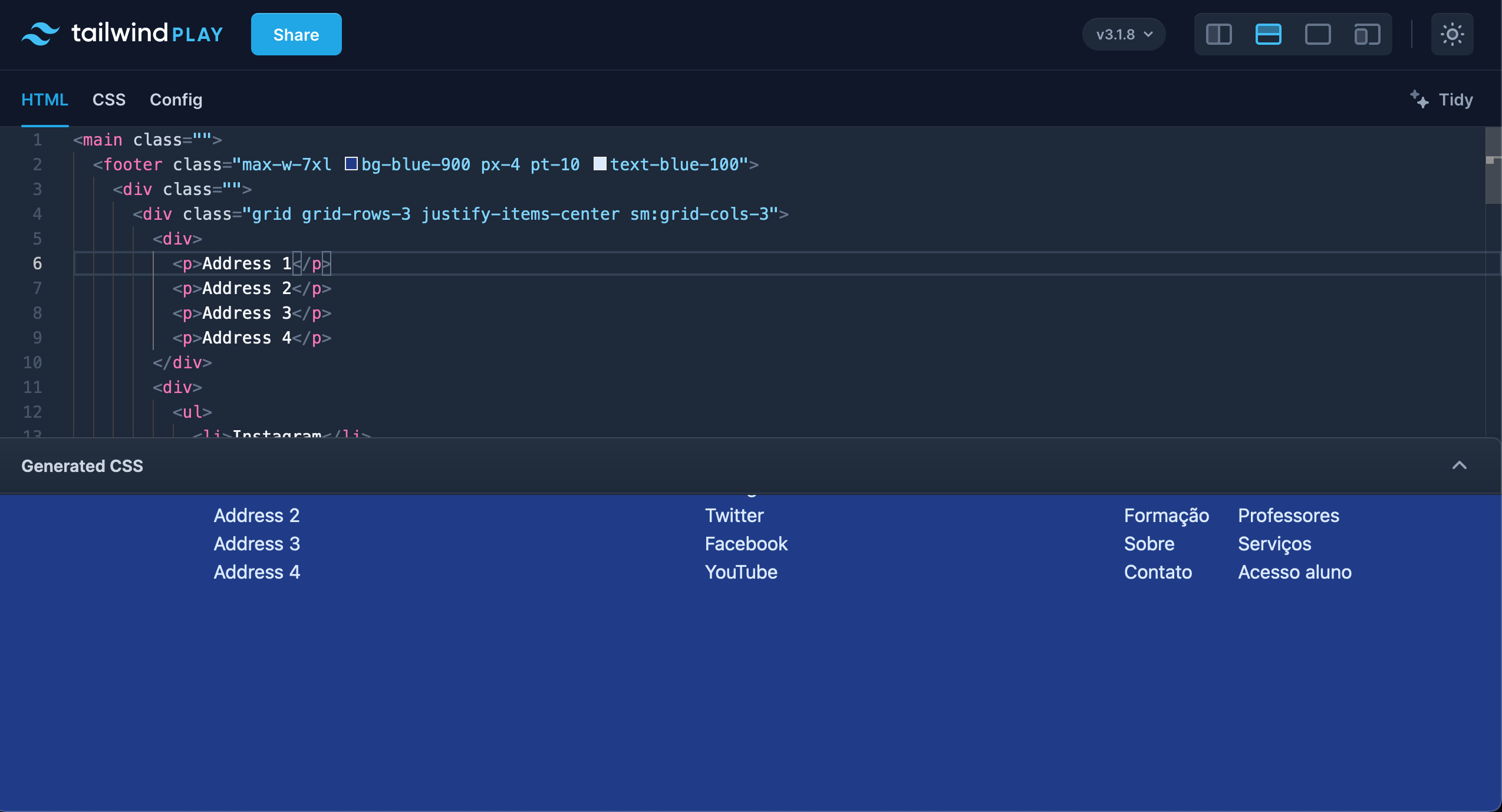 Difference When Using Two Grid Definitions With Media Query · Tailwindlabs Tailwindcss