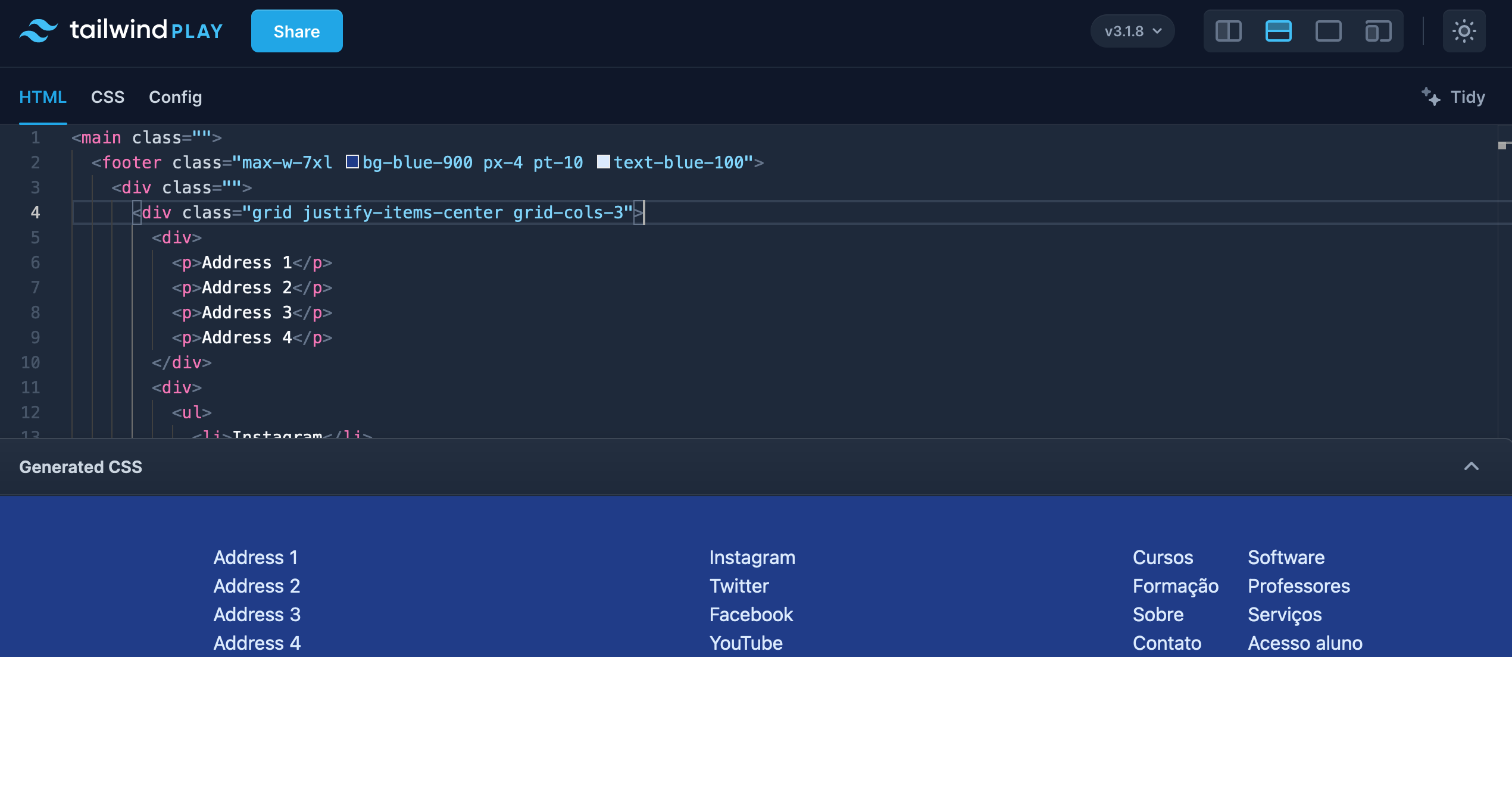 Difference when using two grid definitions with media query · tailwindlabs tailwindcss ...