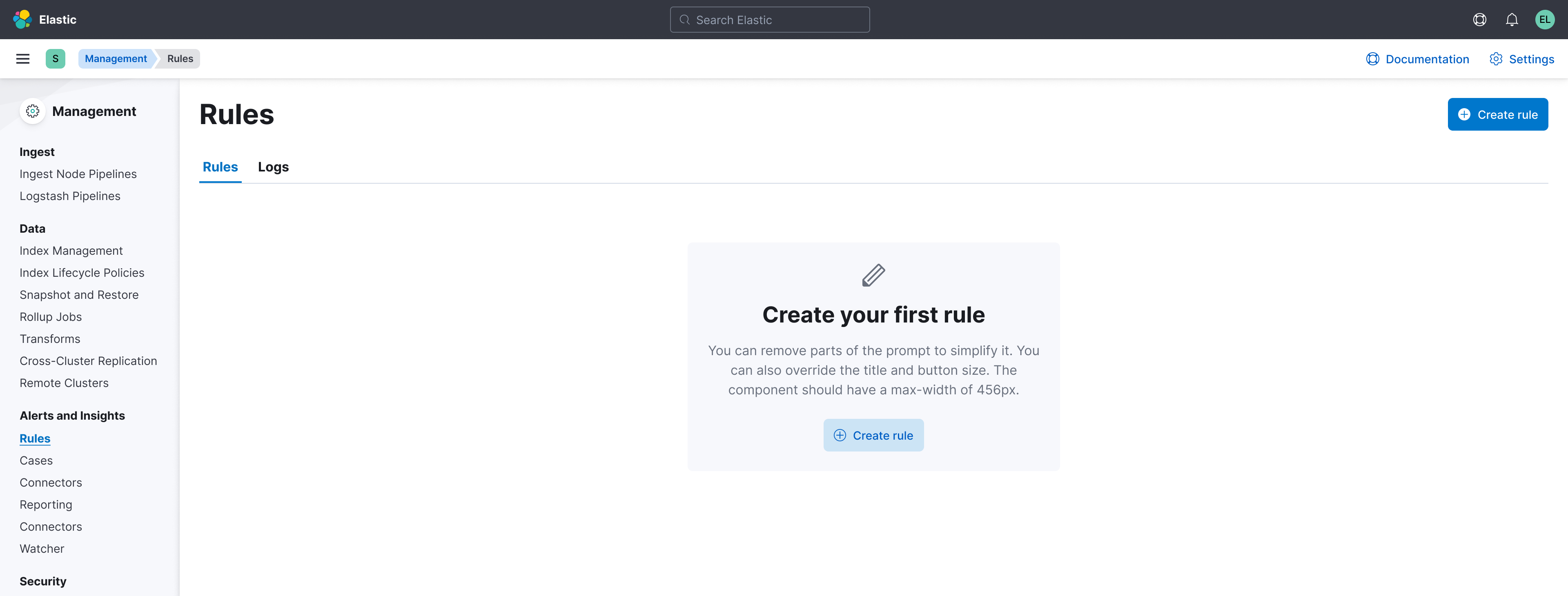 [RAM][Flapping] Settings exist only when at least one rule exists · Issue #149366 · elastic ...