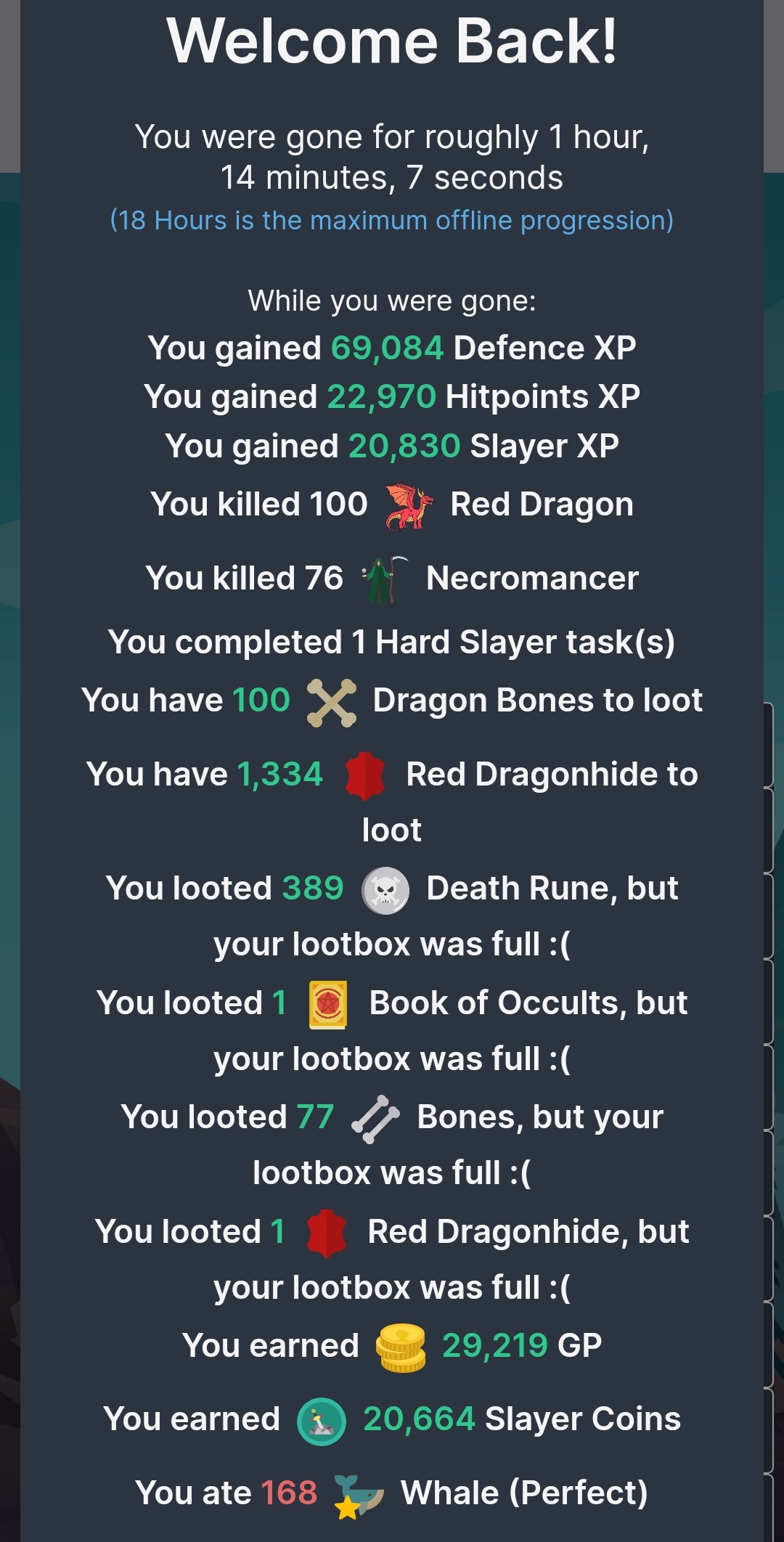 [Bug]: Incorrect drops in looting box after afk slayer · Issue #2487 · MelvorIdle/melvoridle ...