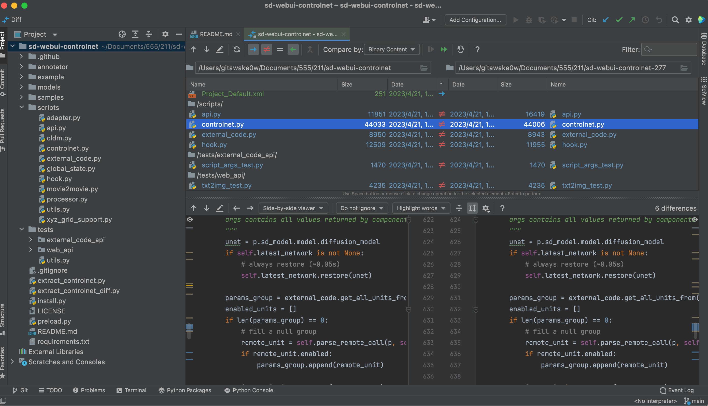 [Bug]: The images produced using sd-webii-controllnet v1.1 on Apple Silicon are completely ...