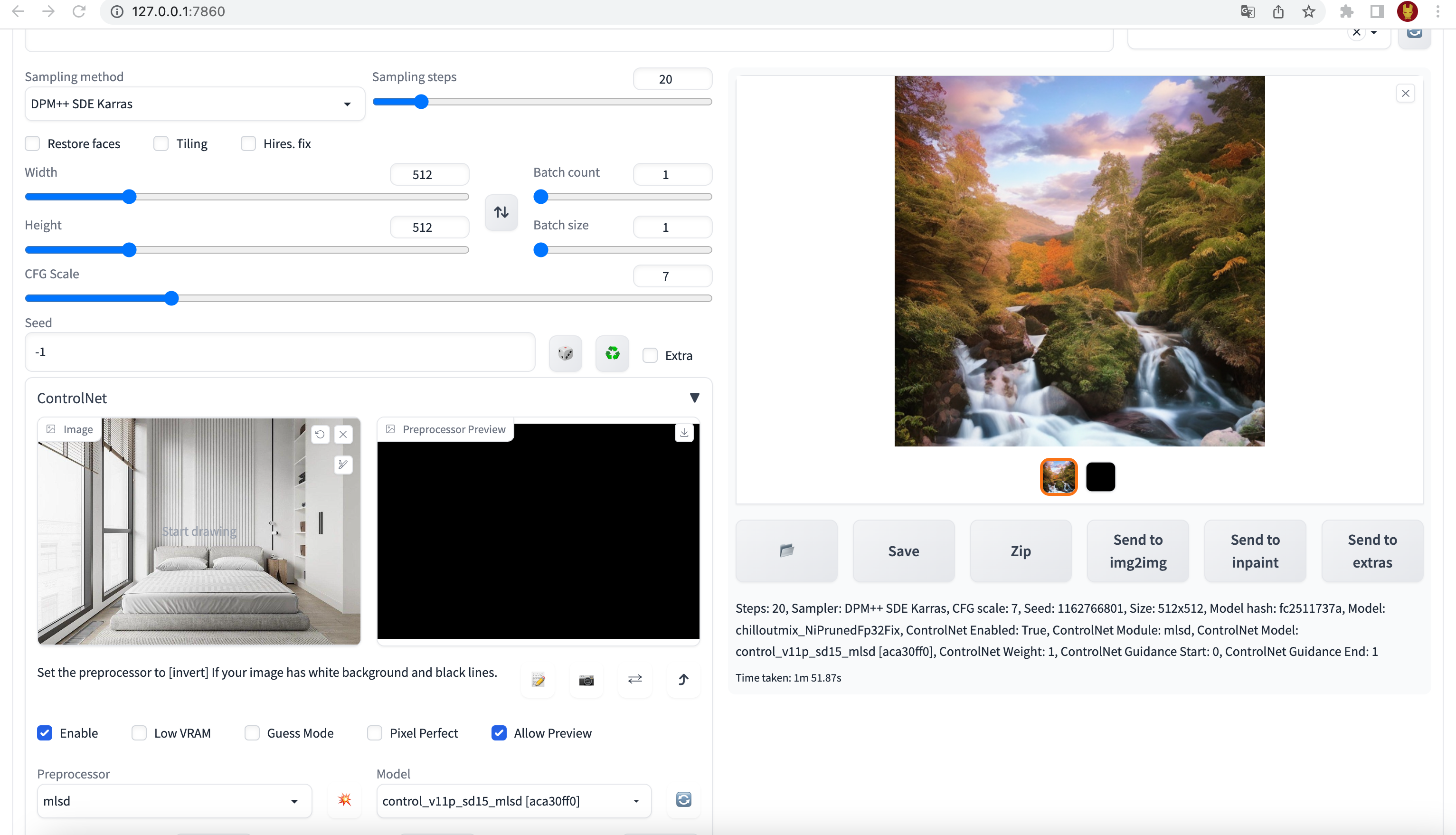 [Bug]: The mlsd model is used on Apple Silicon, and the preview only ...