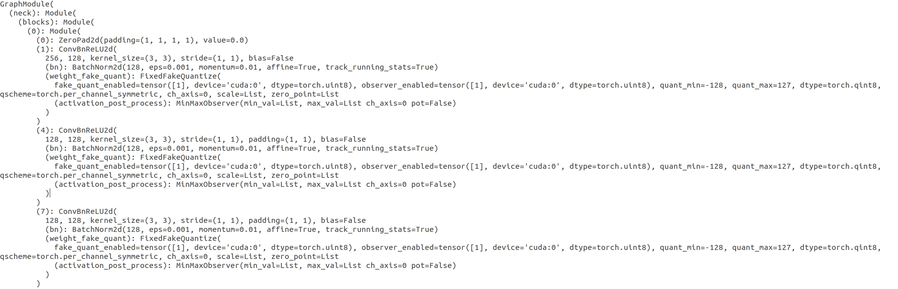 使用mqbench给centerpoint做量化感知训练时出现问题 · Issue 169 · Modeltcmqbench · Github 9384