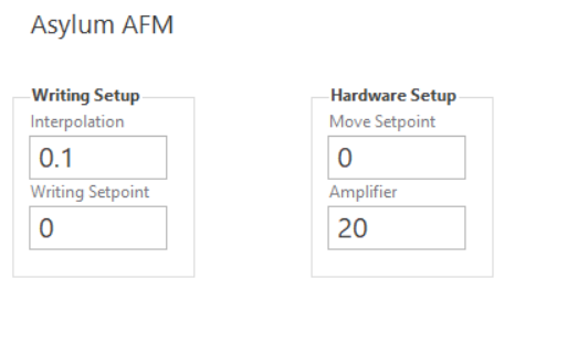 Rearranging functions on AFM settings tab · Issue #52 · levylabpitt/AFM-Lithography · GitHub