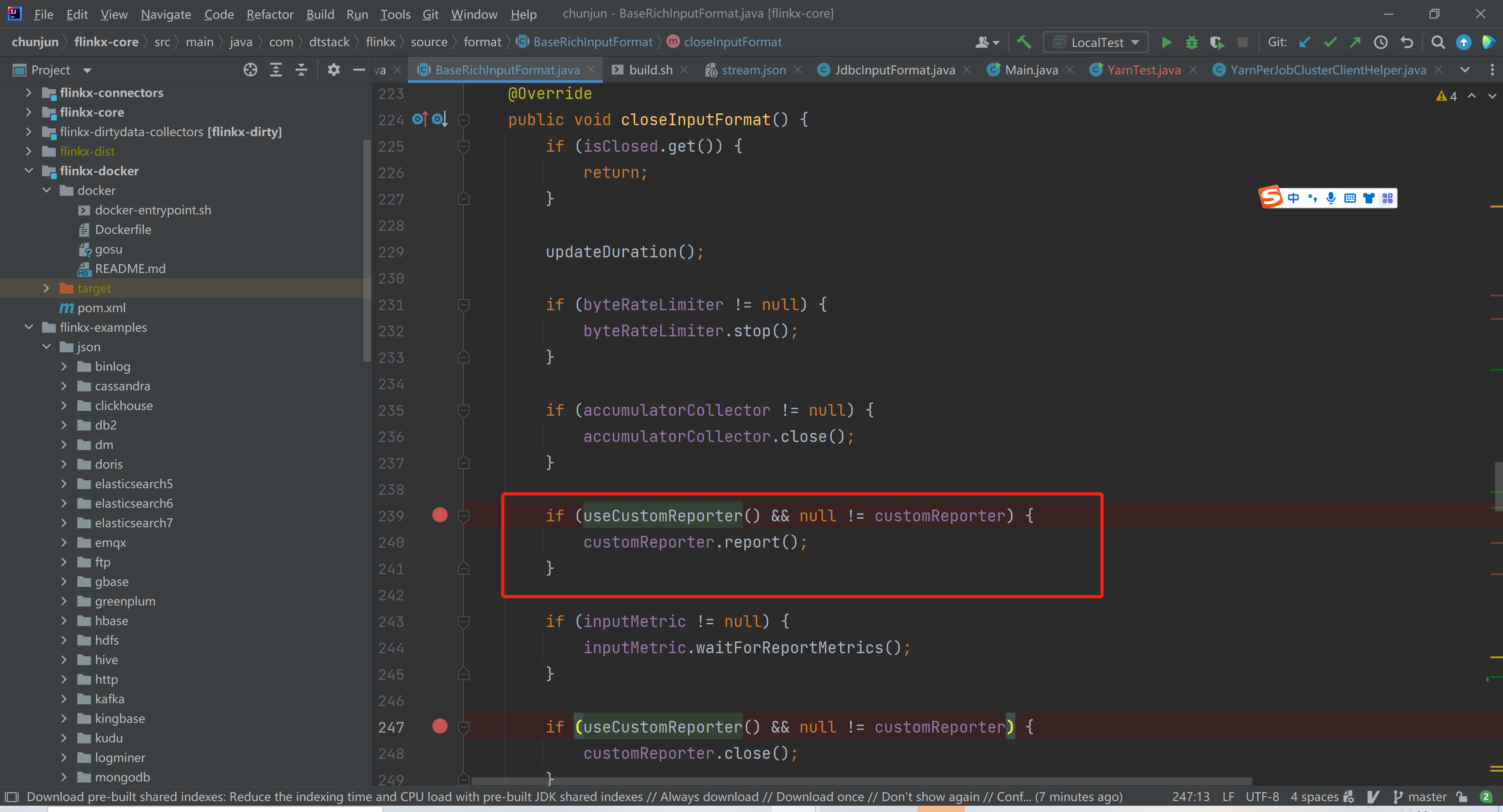 flinkx1.12使用metricPluginConf参数写入mysql不生效 · Issue #632 · DTStack/chunjun · GitHub
