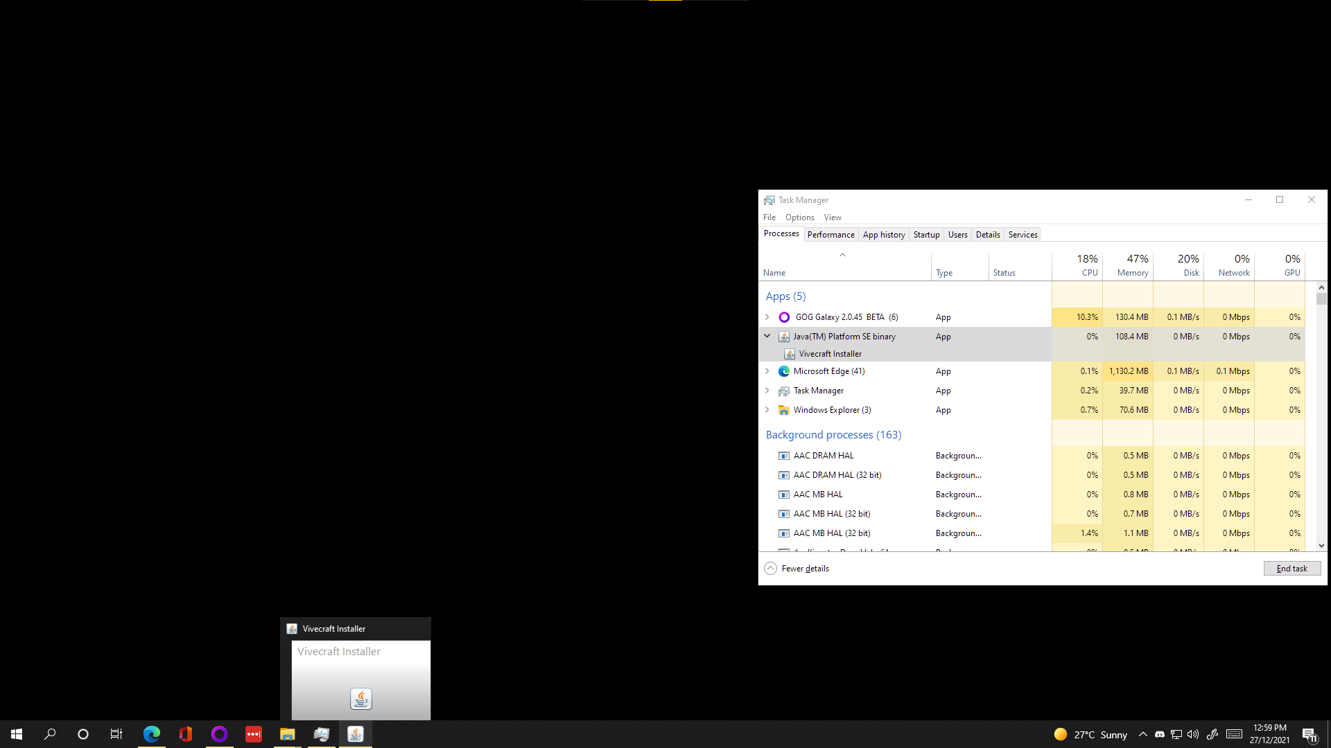 Vivecraft installer freezing when installing to MultiMC · Issue #188 · jrbudda/Vivecraft_112 ...