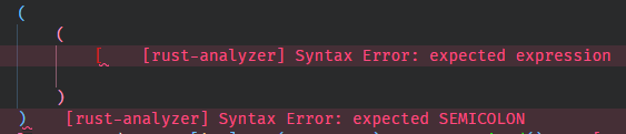 Diagnose unbalanced delimiters · Issue #14627 · rust-lang/rust-analyzer ...