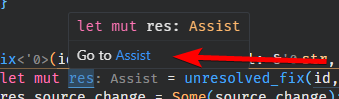 Go to definition in the description of variable or something equivalent · Issue #15579 · rust ...