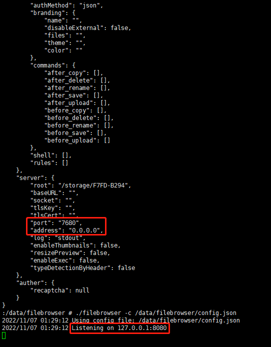 Address 0 0 0 0 In The Config File Is Invalid · Issue 2205 · Filebrowser Filebrowser · Github