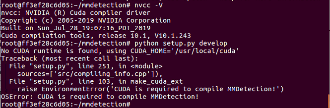 I want to install the new version however meet the CUDA Error · Issue ...