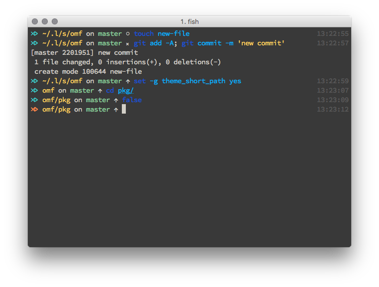 Default theme does not meet the sample · Issue #714 · oh-my-fish/oh-my ...