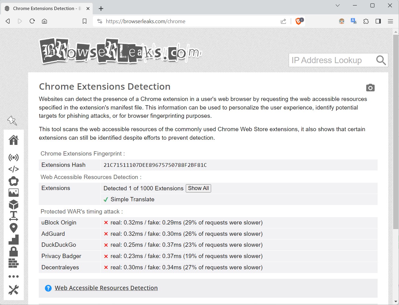 Chrome Extensions Detection · Issue #513 · sienori/simple-translate · GitHub