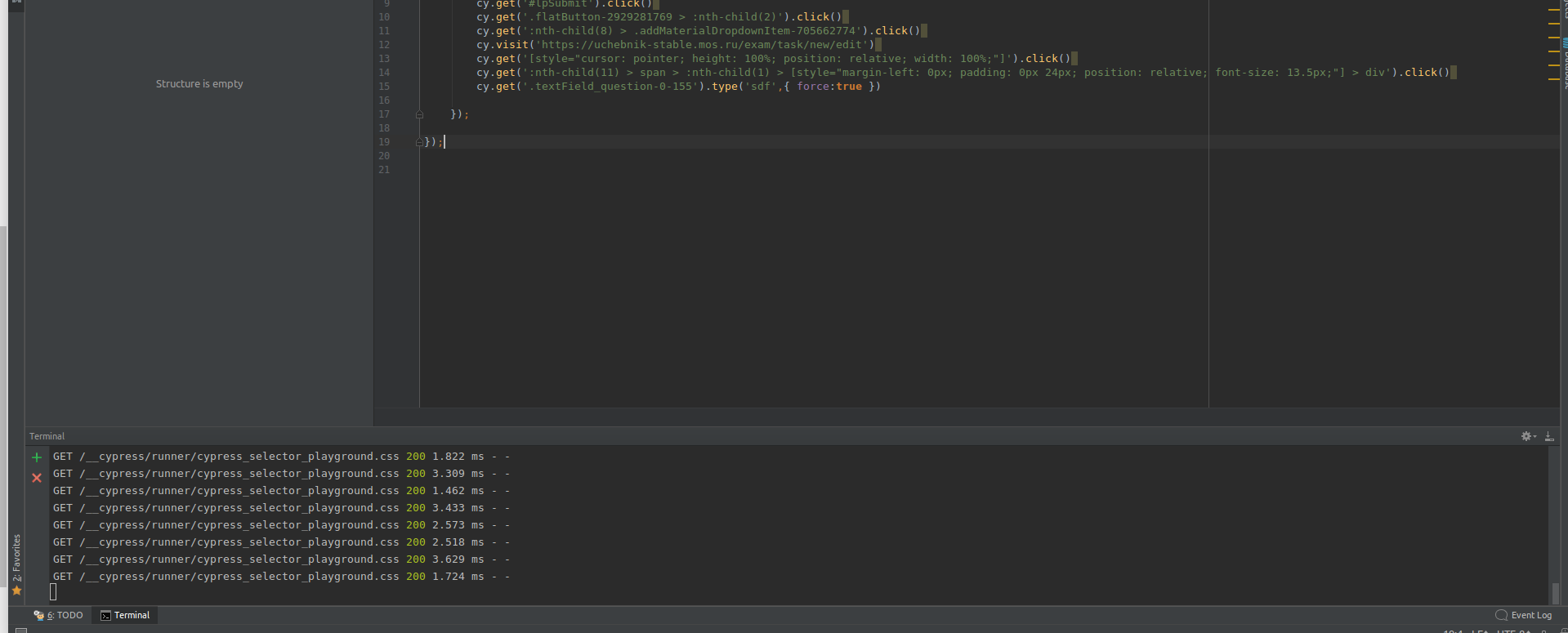 cy.type() can only be called on textarea or text: · Issue #1481 ...