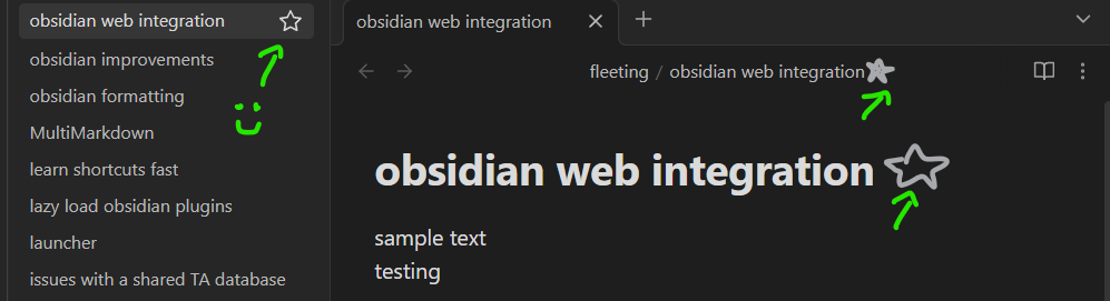 Indication for whether currently opened file is starred · Issue #7 · javalent/prominent-files ...