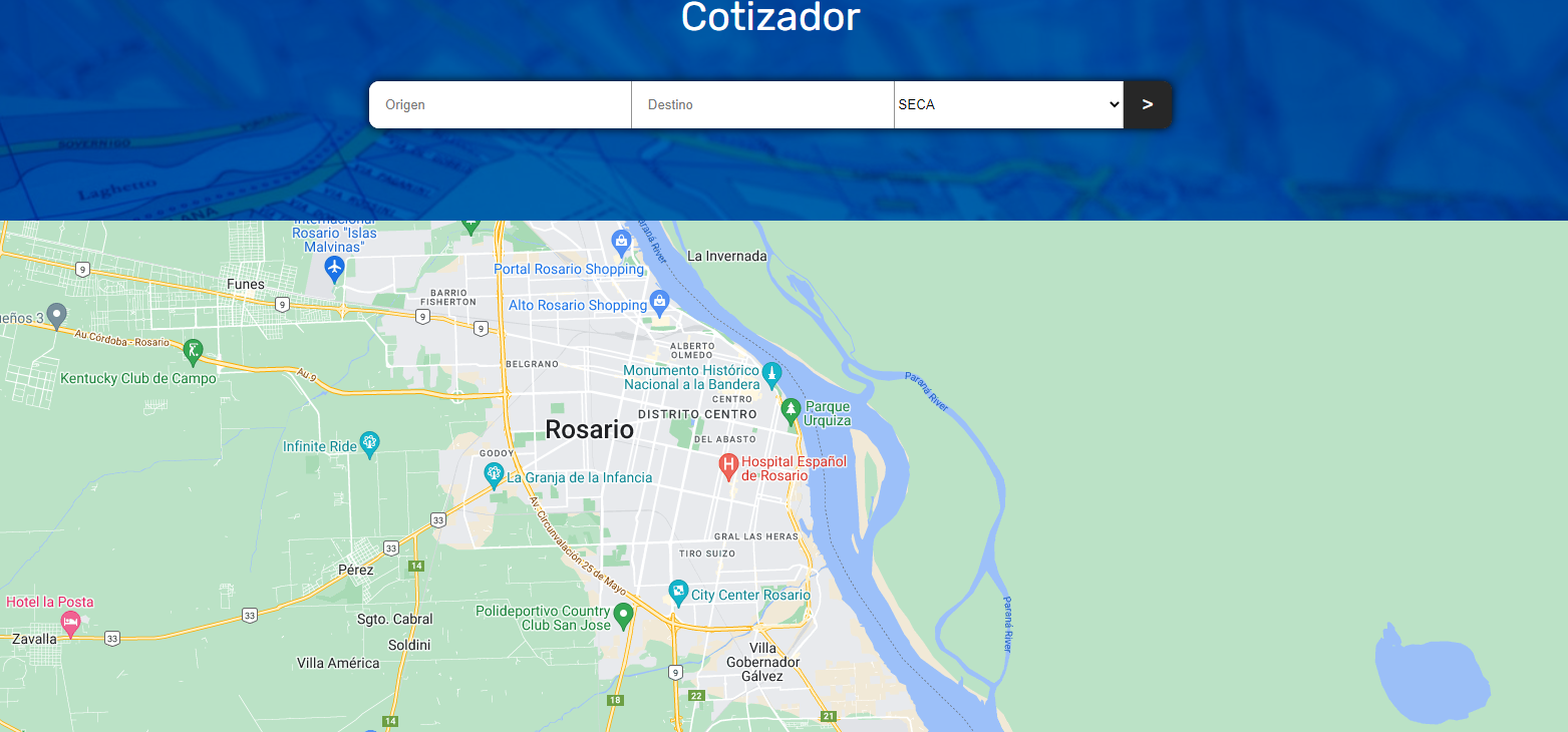GitHub - matiasmajul/cotizador: Cotizador de transporte de cargas en Argentina