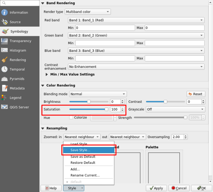 Saturation Values Are Not Updated After Loading A Qml Style · Issue 39072 · Qgisqgis · Github 