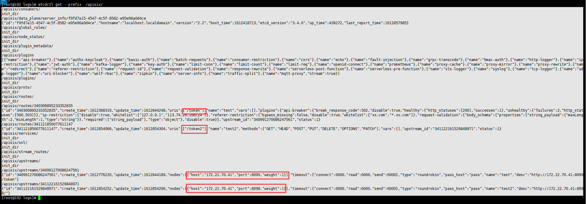 request help: Apisix agent access error 502, Dashboard configuration upstream IP information and ...
