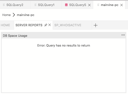 Server Reports extension "DB Space Usage" query throws an error · Issue #998 · microsoft ...