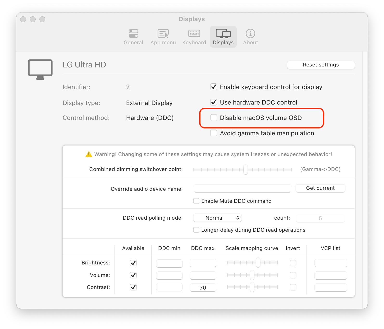 Disable OSD Audio · MonitorControl MonitorControl · Discussion #711 ...