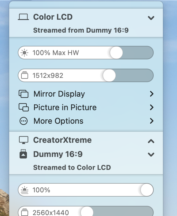 Streaming status should be shown in app menu just like mirroring · Issue #619 · waydabber ...