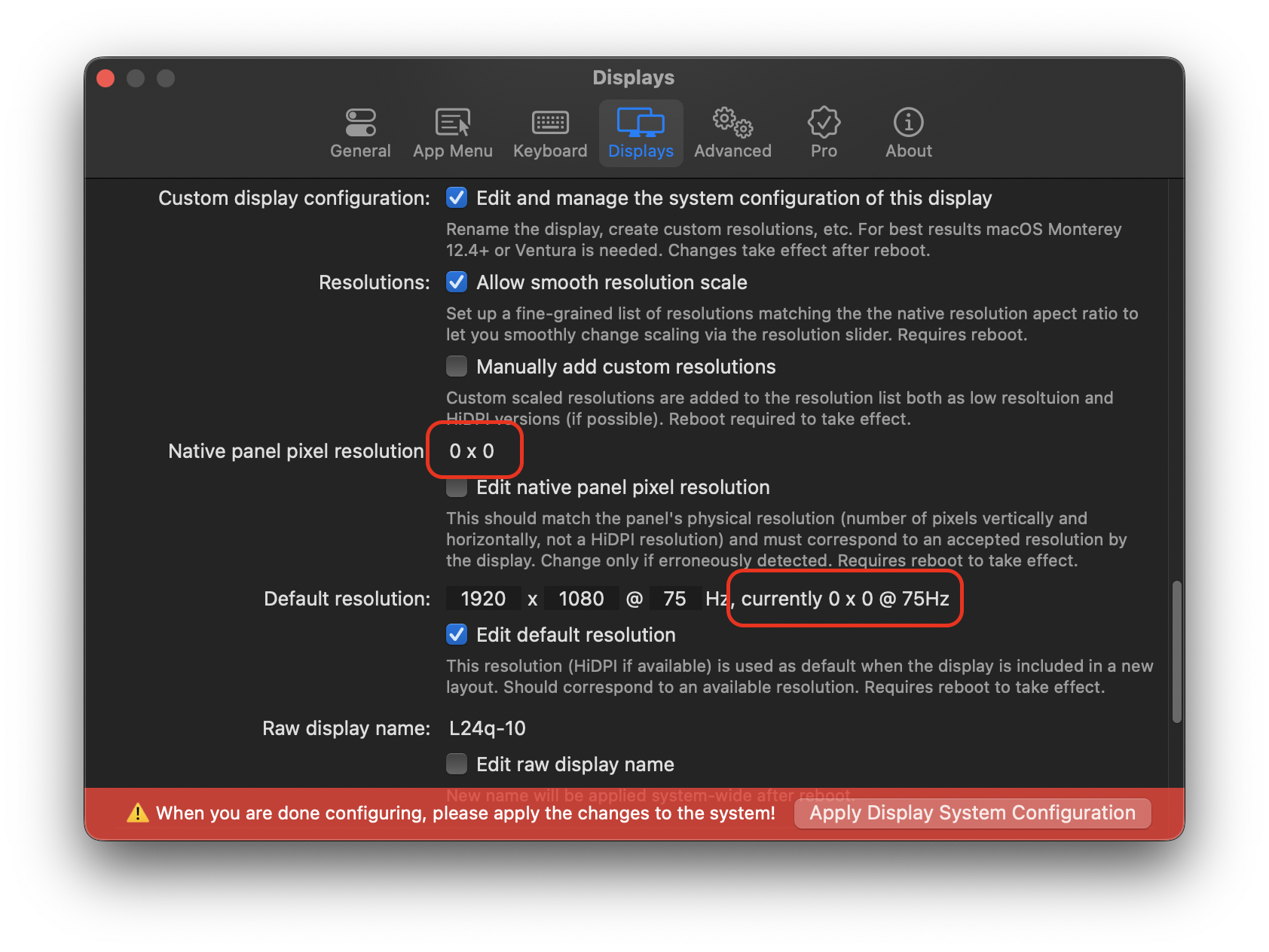Newly connected display with smooth scaling enabled is not detected properly · Issue #694 ...
