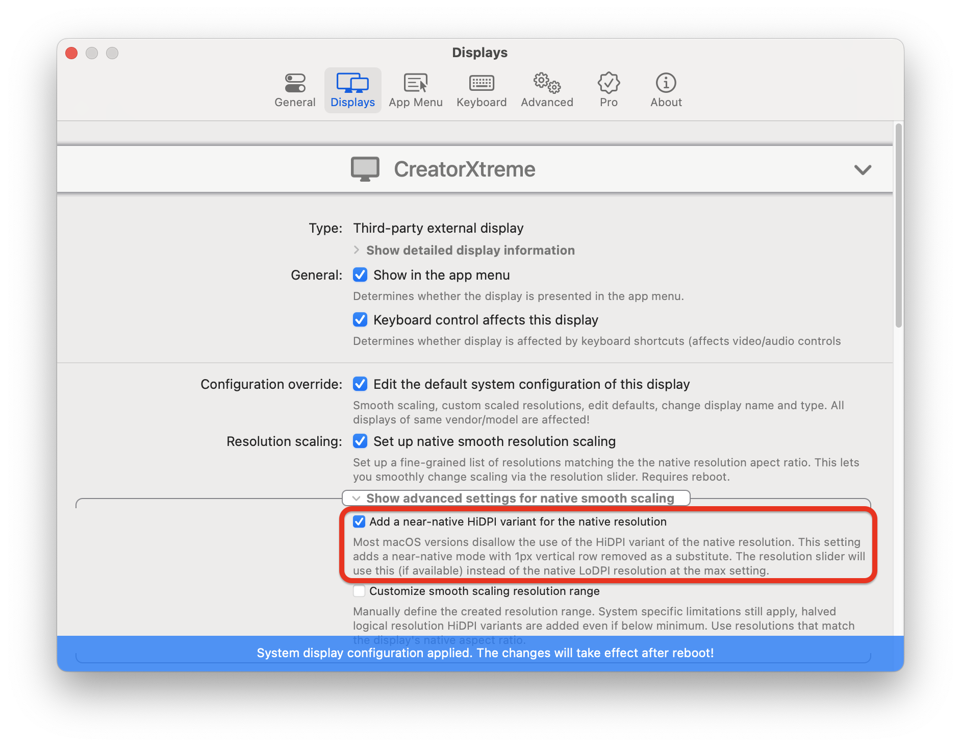 "2560*1440" not created HiDPI to macOS 12.5 · Issue #1000 · waydabber/BetterDisplay · GitHub
