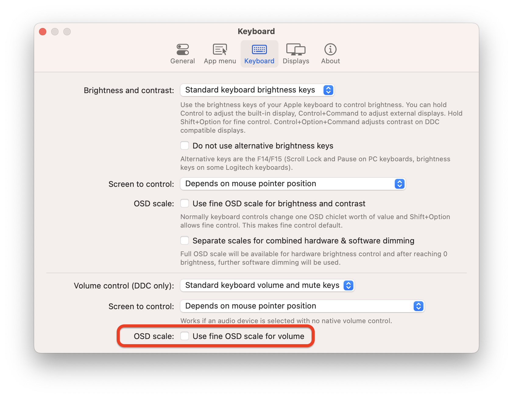 Allow fine tuning for volume by default · Issue #1215 · MonitorControl/MonitorControl · GitHub