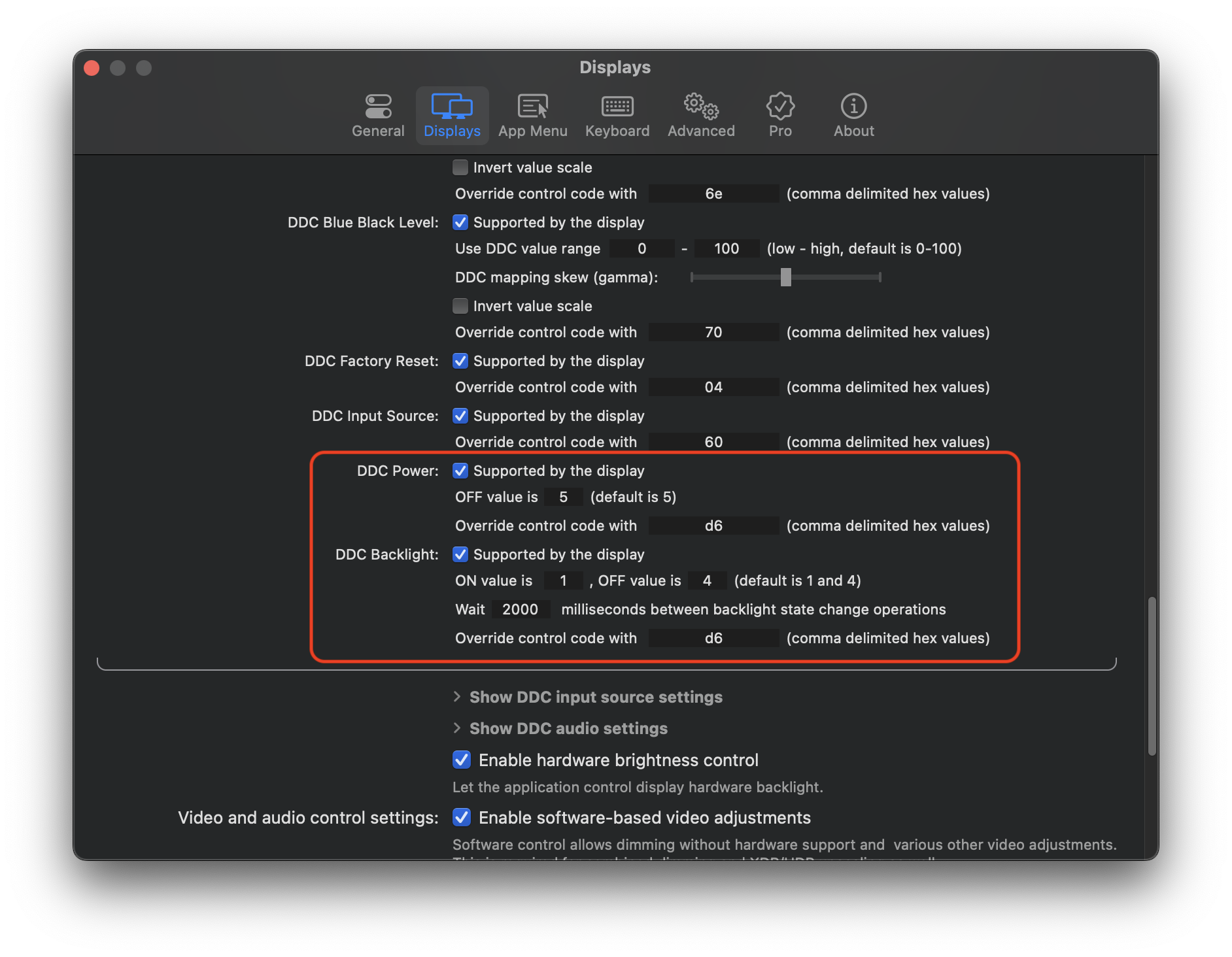 Add DDC power control options · Issue #1177 · waydabber/BetterDisplay · GitHub