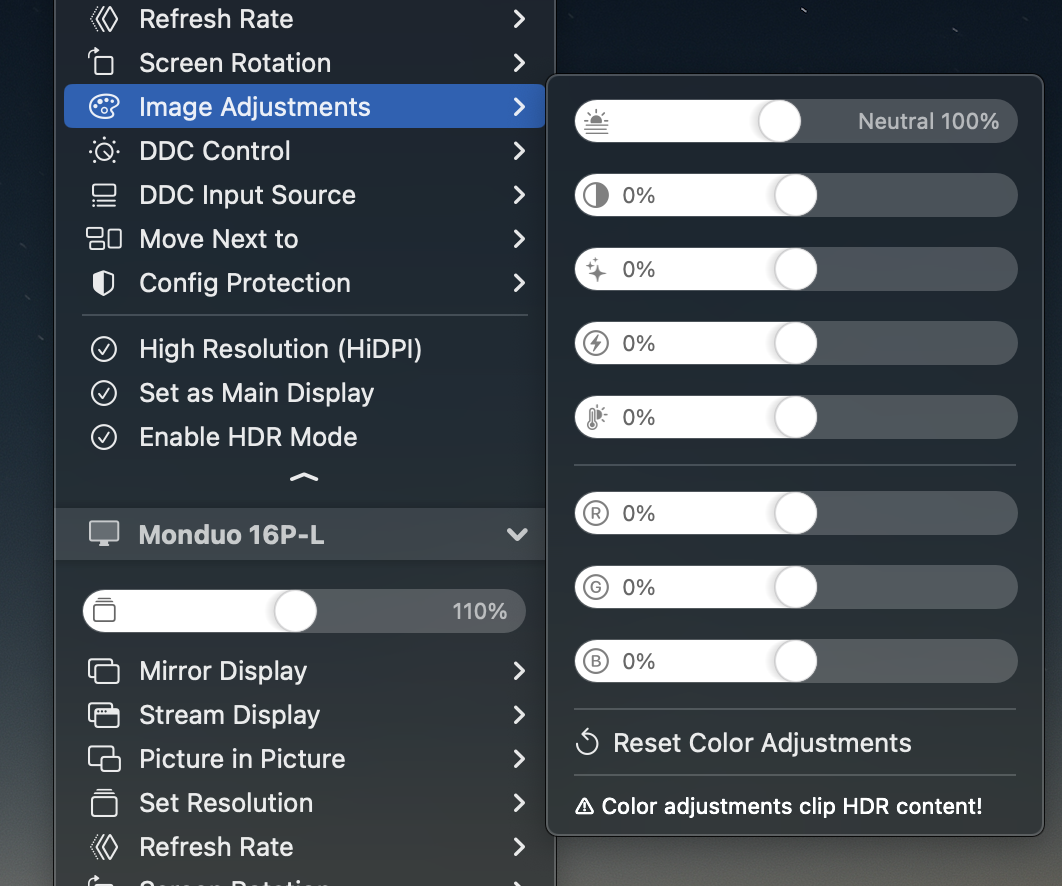 Add brightness and volume sliders to relevant submenus if disabled in main menu · Issue #1302 ...