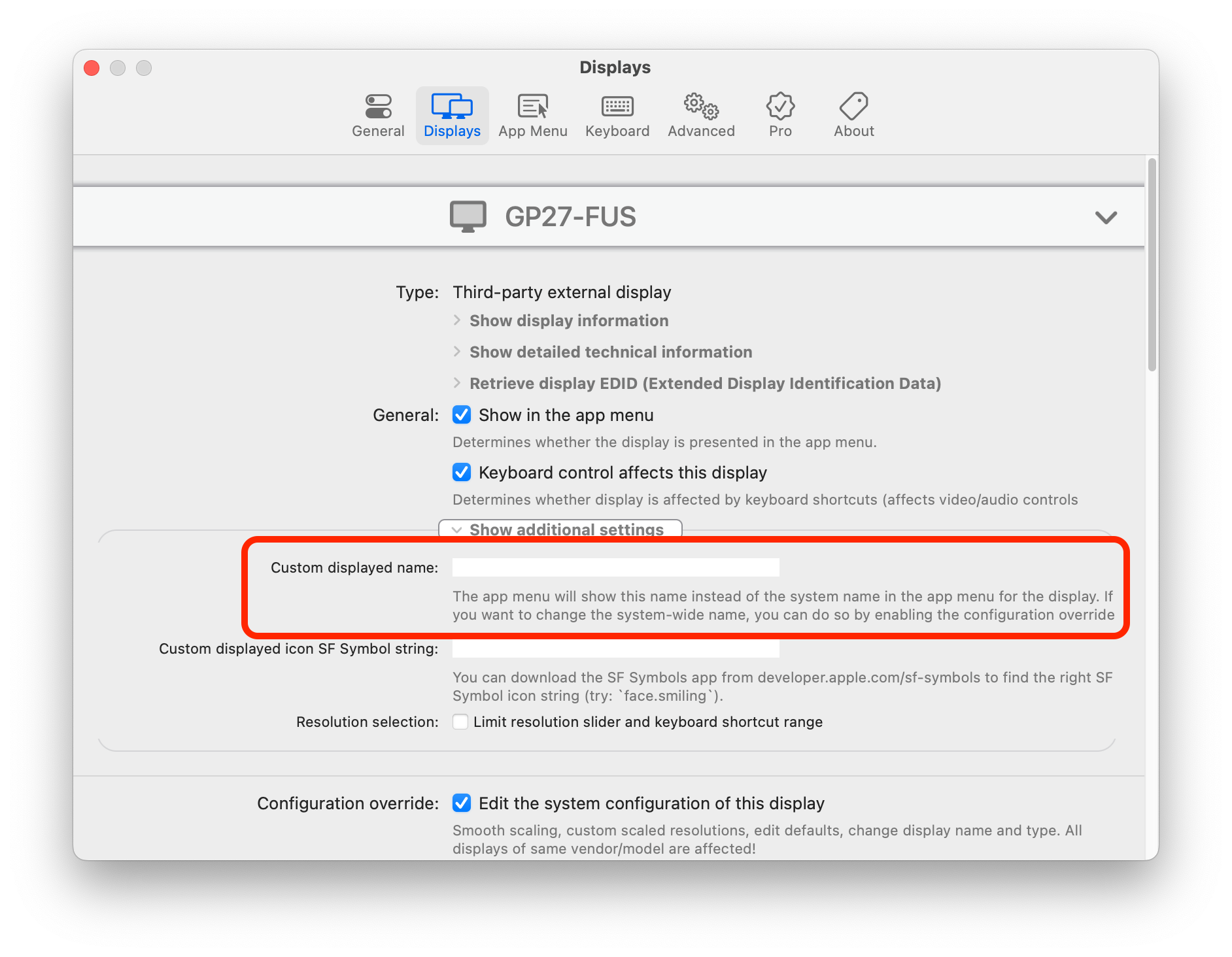 Ability to customize the order of the displays in the app menu · Issue #1317 · waydabber ...