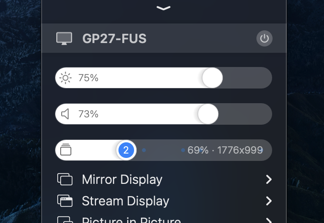 Add some subtle indicators on the resolutions slider where special and favorite resolutions are ...