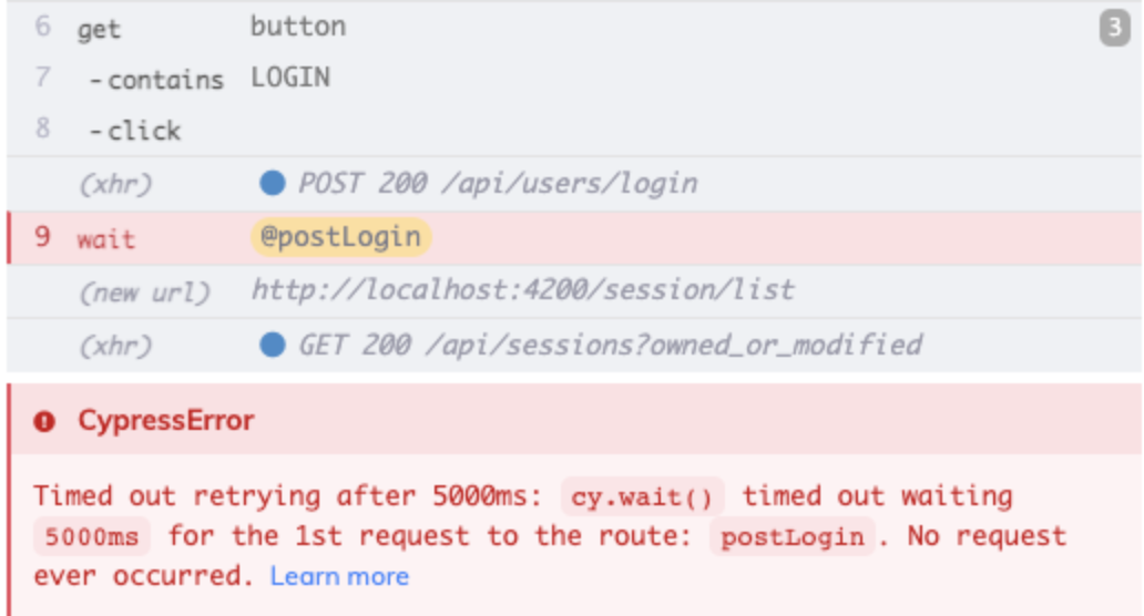 wait for intercept never gets triggered · Issue #20503 · cypress-io/cypress · GitHub