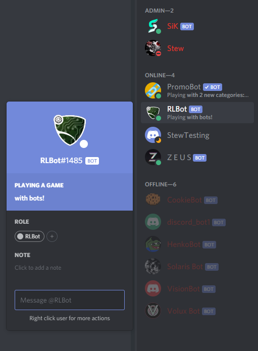 Bot is publicly available · Issue #22 · RLBot/discord-bot · GitHub