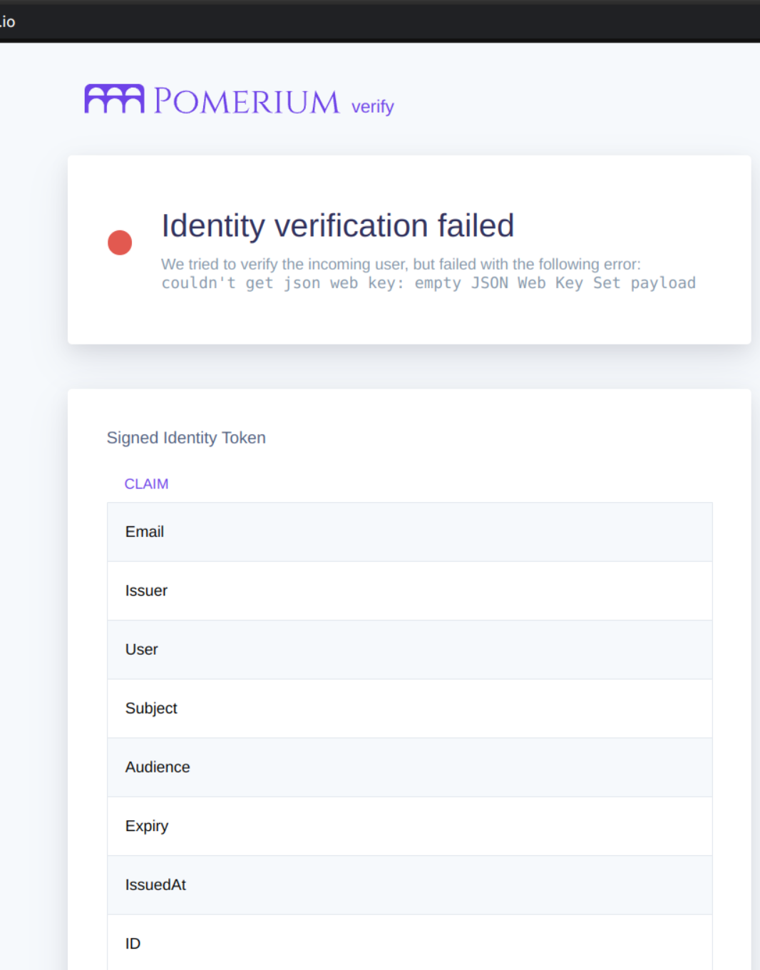 Can verify show user info if it cannot confirm authenticity? · Issue #102 · pomerium/verify · GitHub