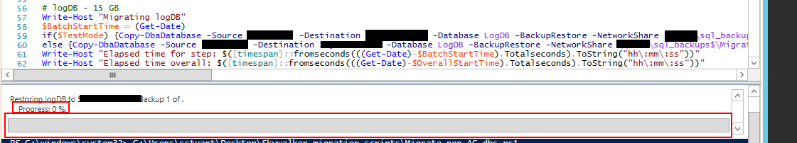Copy Dbadatabase Not Reporting Restore Progress · Issue 3769 · Dataplat Dbatools · Github