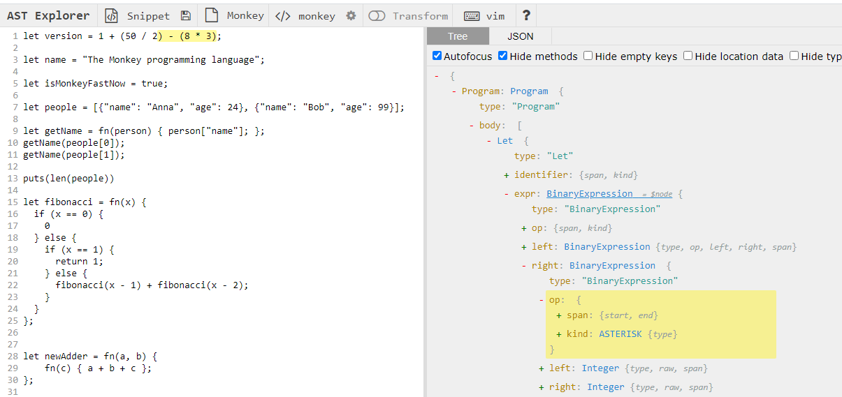 [BUG]fix binary expression when nested · Issue #27 · gengjiawen/monkey ...