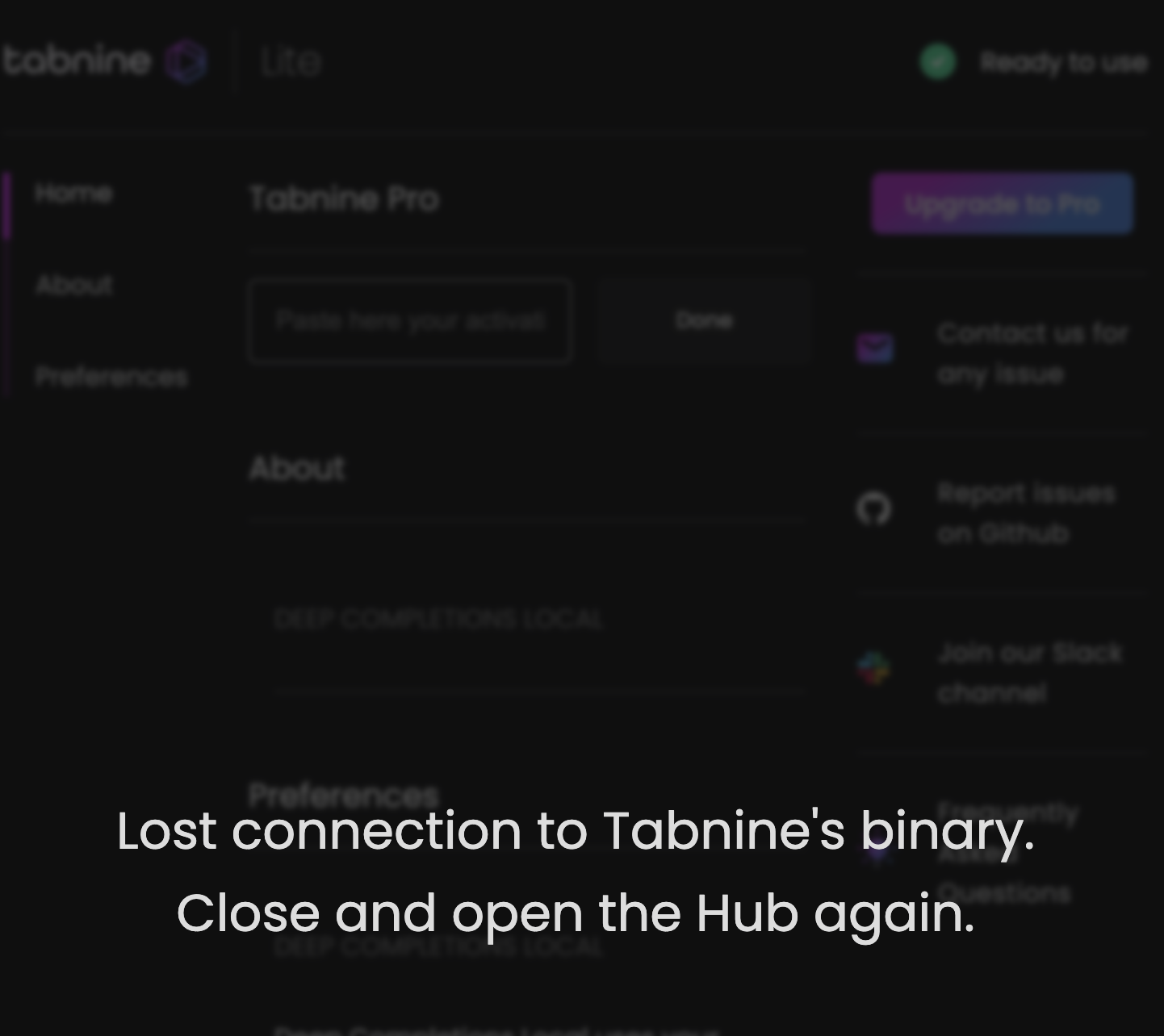 Compatibility Issue On Gitpods · Issue 324 · Codotatabnine · Github