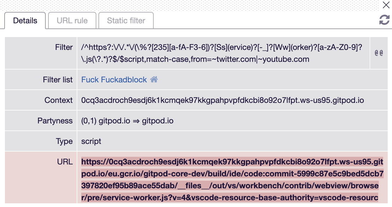 Error loading webview: Error: Could not register service workers: TypeError: Failed to register ...