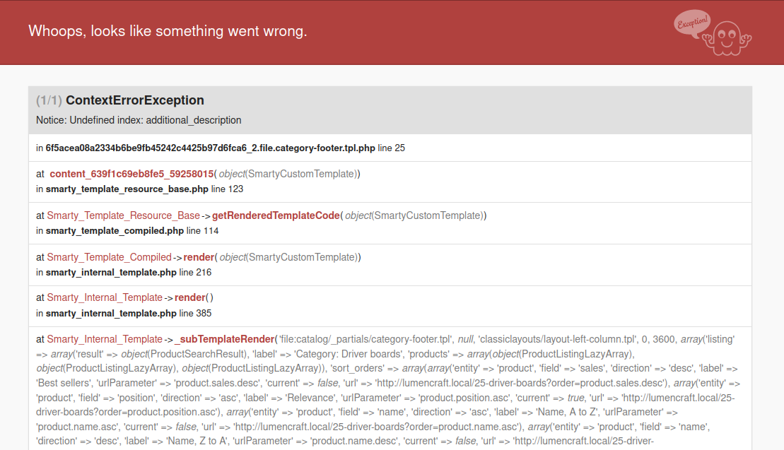 FO: classic-theme 2.0.6 Undefined index additional_description in category-footer.tpl in PS 1.7. ...
