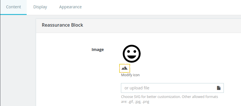 [BO] module blockreassurance - Duplicate material-icons import and missing landscape material ...
