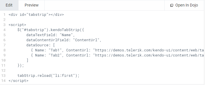 Documentation Error In Tabstrip Reload Method · Issue 4928 · Telerik