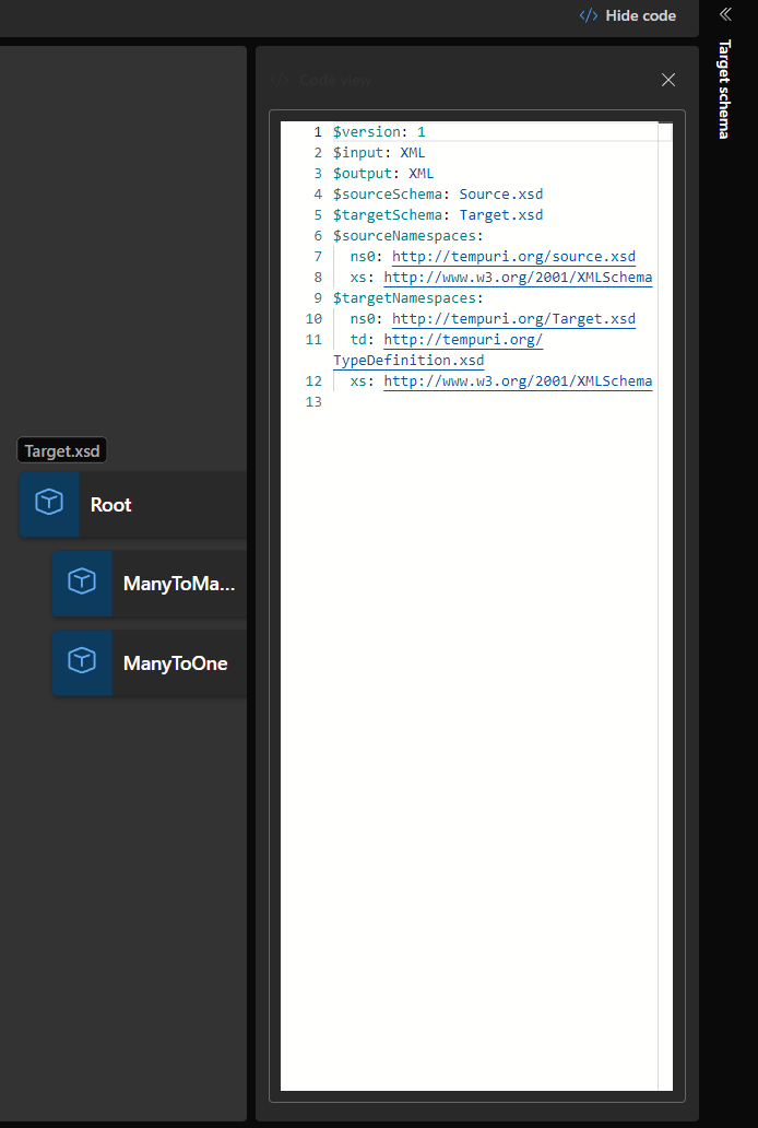 [Data Mapper] Dark theme code view by refortie · Pull Request #1335 · Azure/LogicAppsUX · GitHub