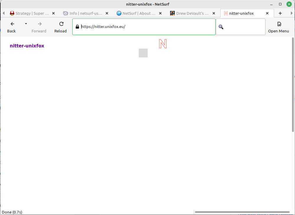 Doesn't load correctly in NetSurf. · Issue #780 · zedeus/nitter · GitHub